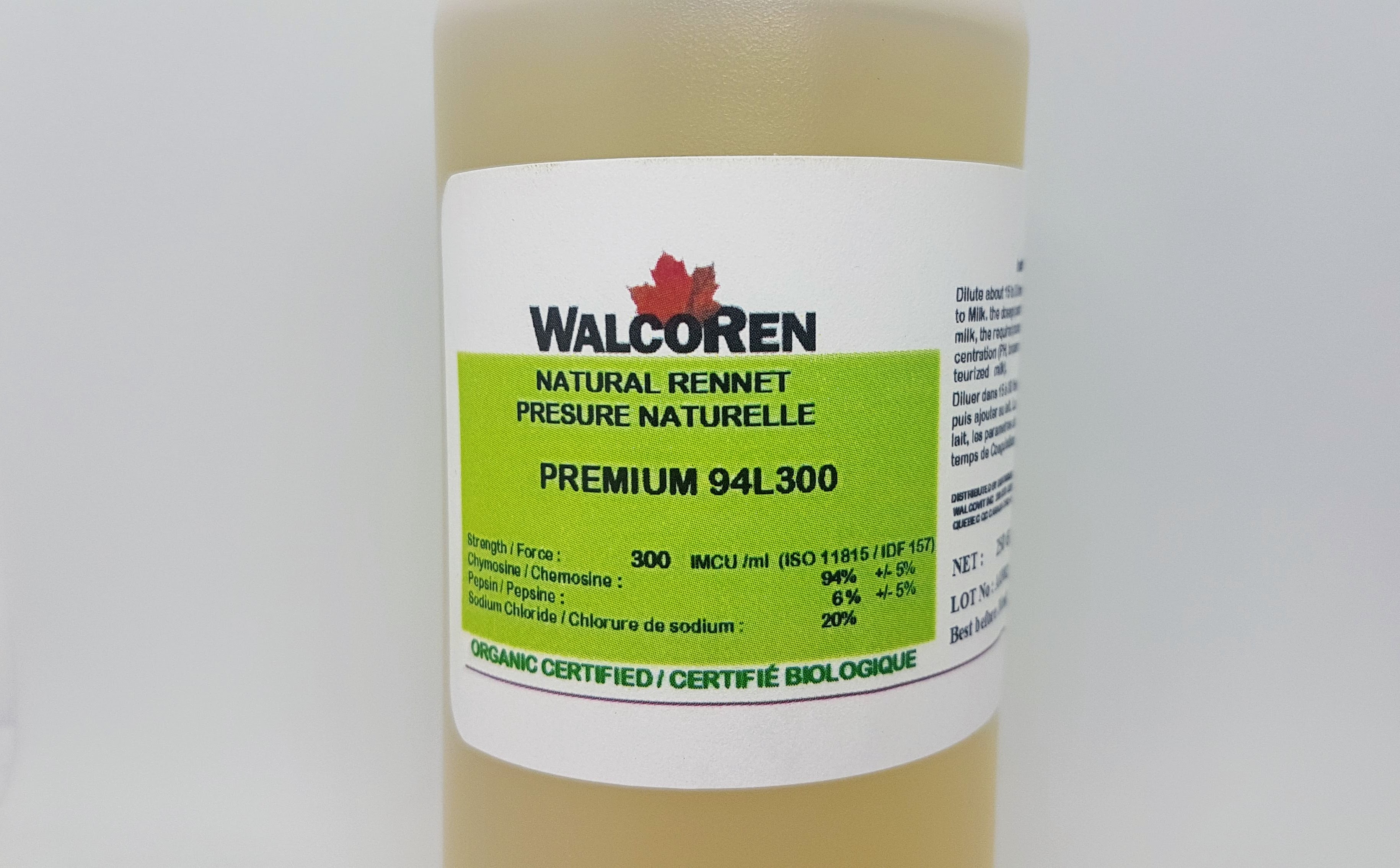 Présure naturelle liquide 250ml